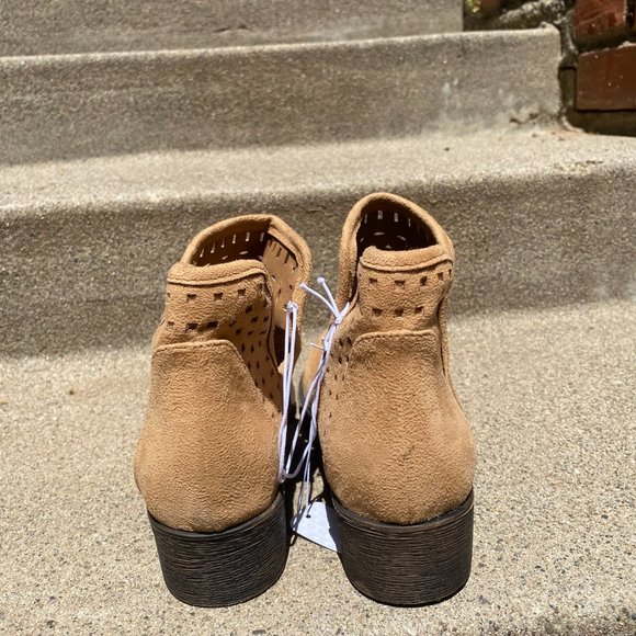 Charming Charlie | Shoes | Charming Charlie Tan Booties New With Tags ...